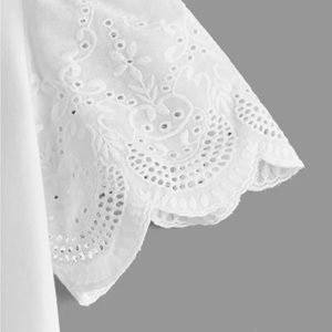 Shirts & Tops | White Cute Basic Girly Top Brand New | Poshmark